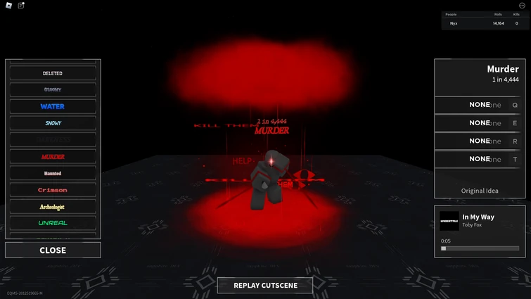 Murder | Hade's RNG Wiki | Fandom