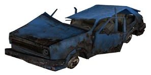 Blue Volkswagen Golf Wreck (Heavily Damaged) | Half-Life Wiki | Fandom