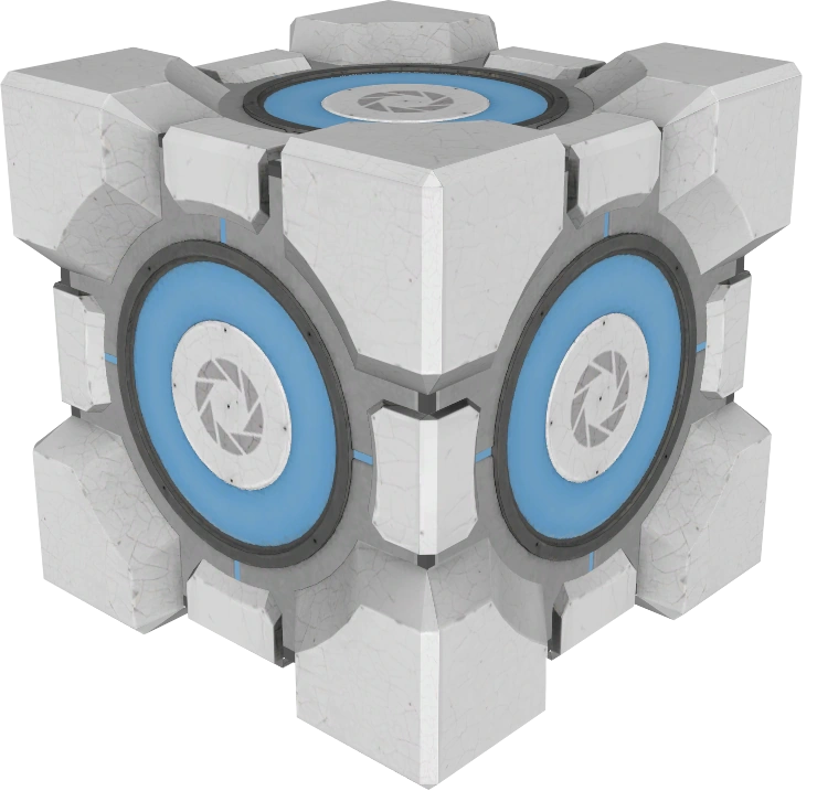 Aperture Science Weighted Storage Cube | Half-Life Wiki | Fandom