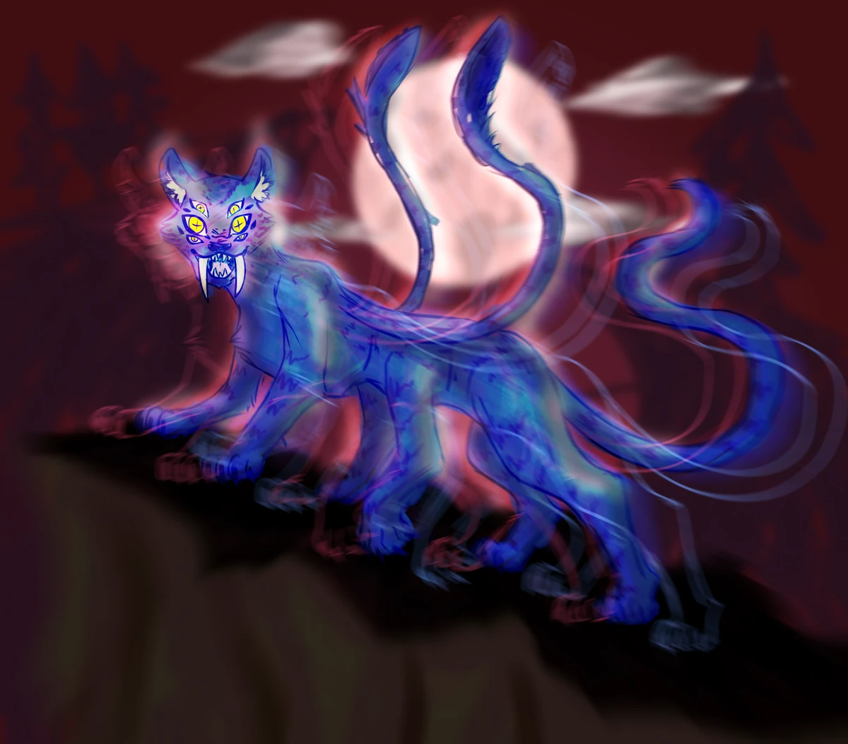 Sabertoothed Displacer Beasts | Halintar Wiki | Fandom
