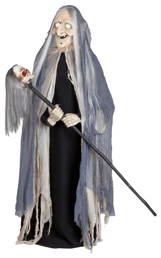 Hagitha w/ Skull Stick | Halloween Decorations Wiki | Fandom