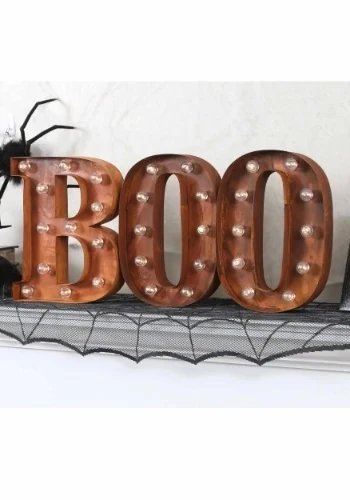Lighted BOO Sign | Halloween Decorations Wiki | Fandom