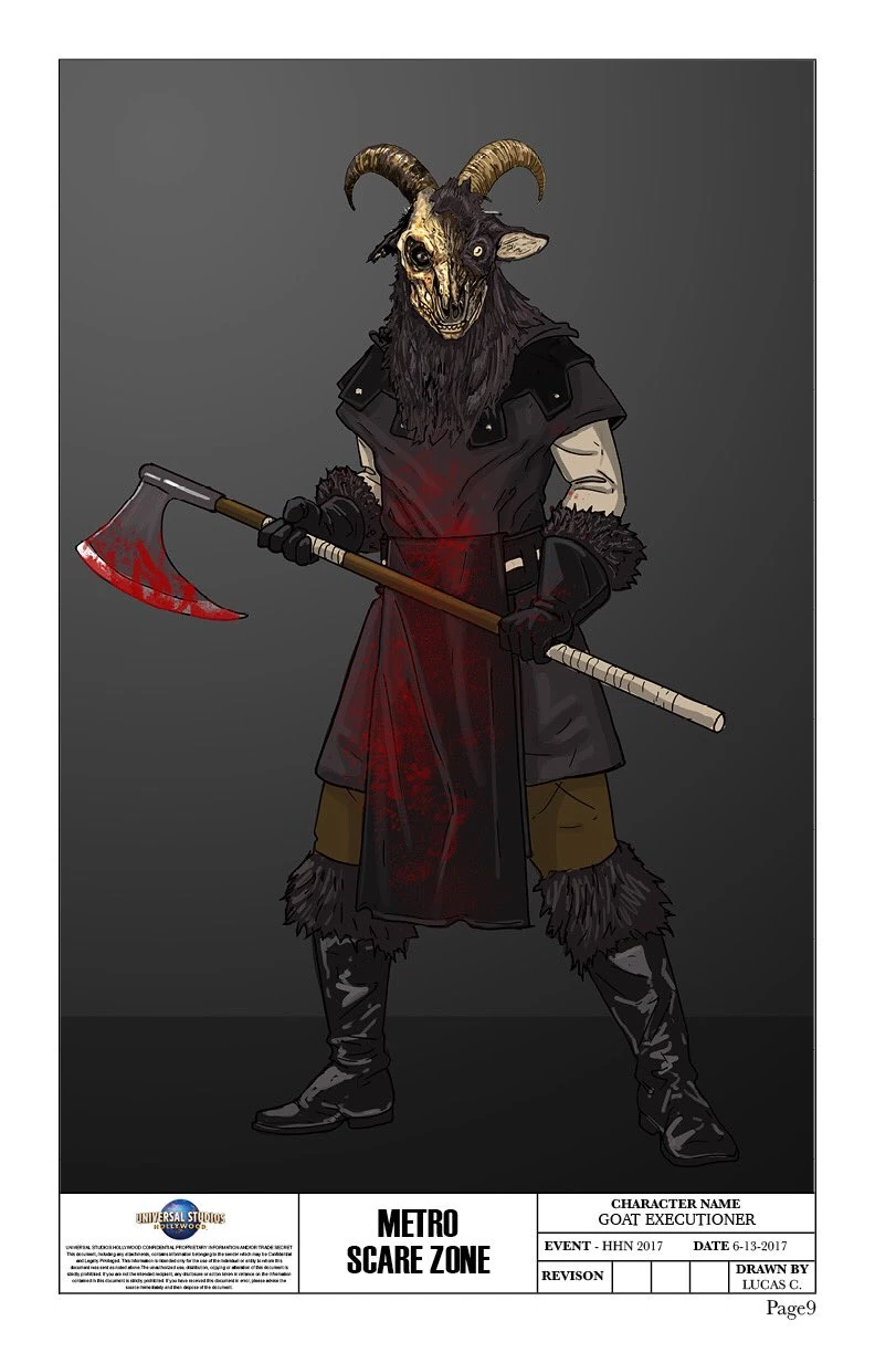 Goat Executioner | Halloween Horror Nights Wiki | Fandom