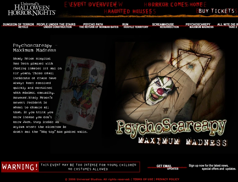 PsychoScareapy: Maximum Madness | Halloween Horror Nights Wiki | Fandom