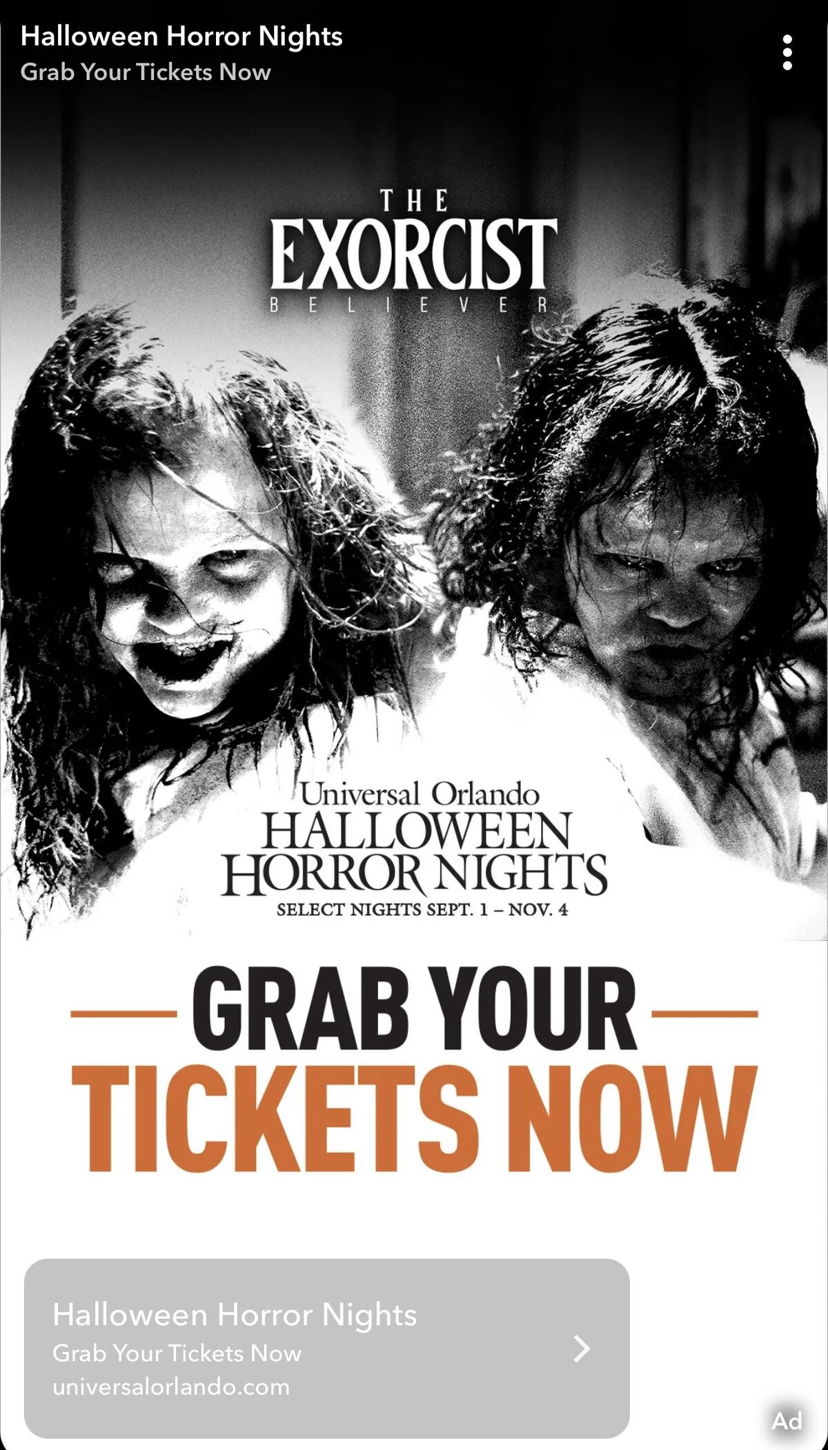 The Exorcist: Believer (Hollywood) | Halloween Horror Nights Wiki | Fandom