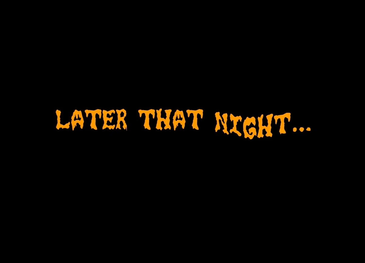 Later That Night... | Halloween Specials Wiki | Fandom