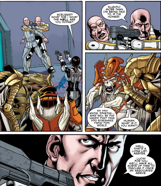 Halo Master Chief And Arbiter Back To Back