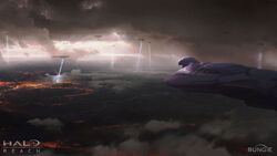 Halo Covenant Ships Glassing