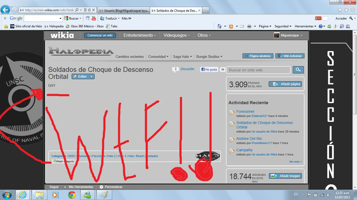 Usuario Blog:Miguelcaque/ayuda con articulo!! | Halopedia | Fandom