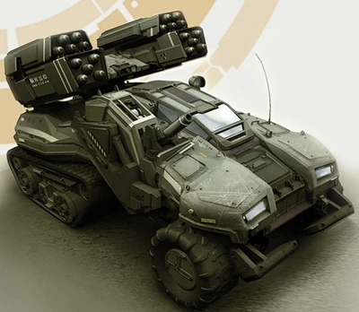 M9B4 Wolverine Self Propelled Anti Aircraft Artillery | Halo Fanon | Fandom