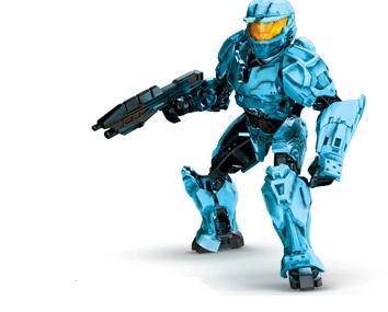 Cyan UNSC Spartan II | Halo Mega Bloks Wiki | Fandom