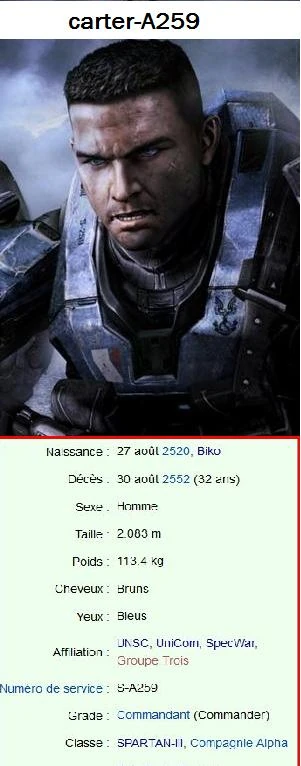 Carter-A259 | Wiki HaloUniverse | Fandom