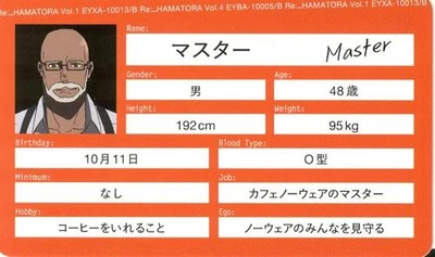 Master | Hamatora Wiki | Fandom