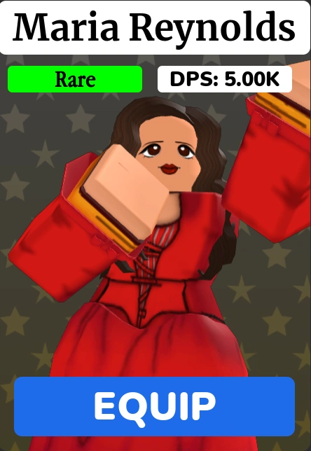 Maria Reynolds | Hamilton Simulator Wiki | Fandom