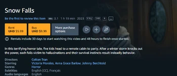 Snow Falls (2023) | Hammer horror Wiki | Fandom