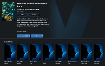 Medusa's Venom (2023) | Hammer horror Wiki | Fandom