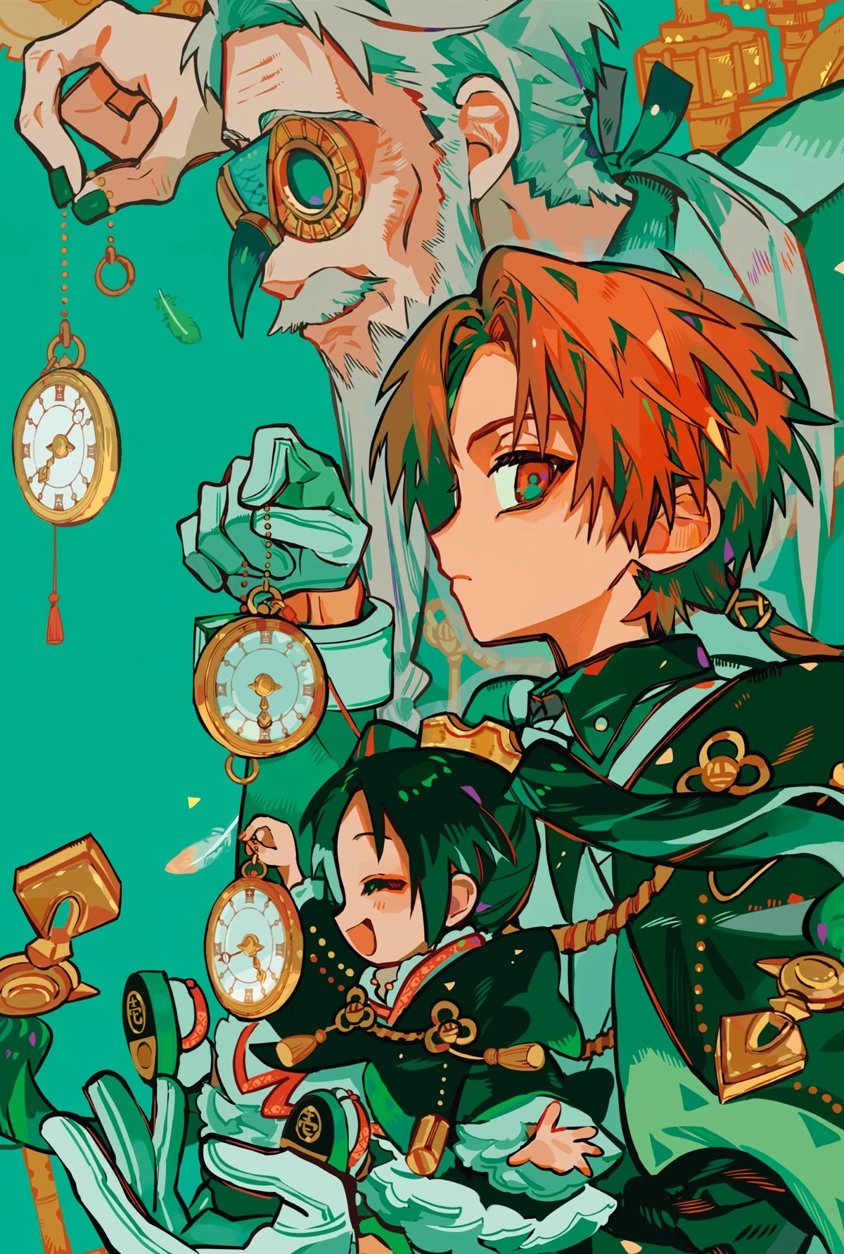 Clock Keepers' Automaton Clocks | Jibaku Shounen Hanako-kun Wiki | Fandom