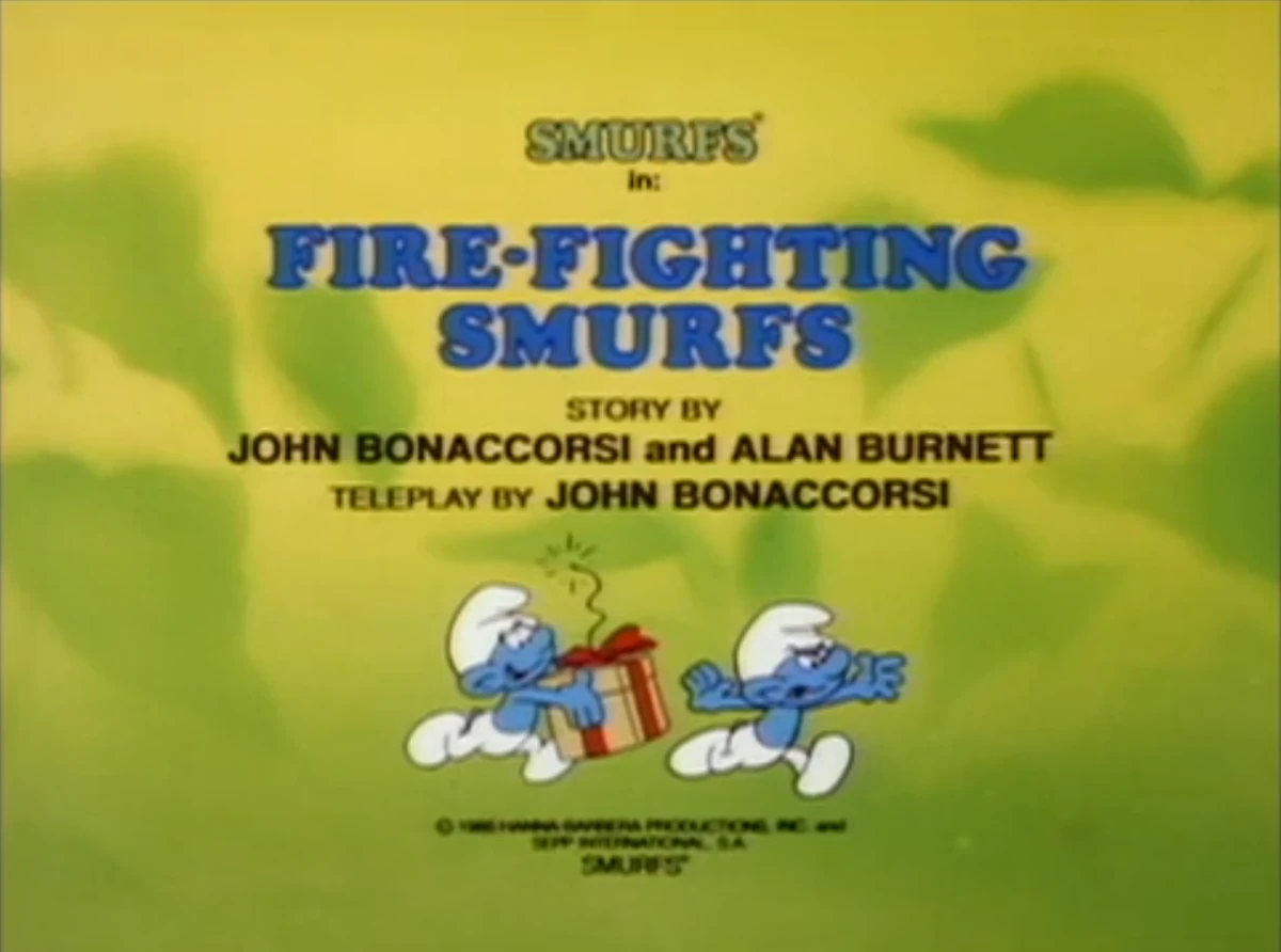 Fire-Fighting Smurfs | Hanna-Barbera Wiki | Fandom