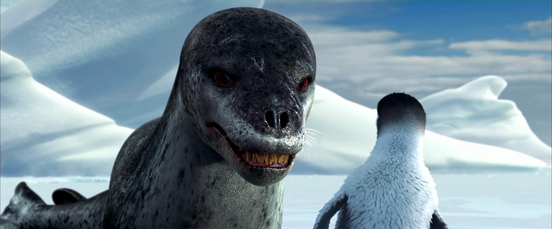 Scary Leopard Seal