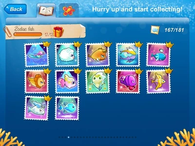Stamp Collection Prizes | Happy Fish Dream Aquarium Wiki | Fandom
