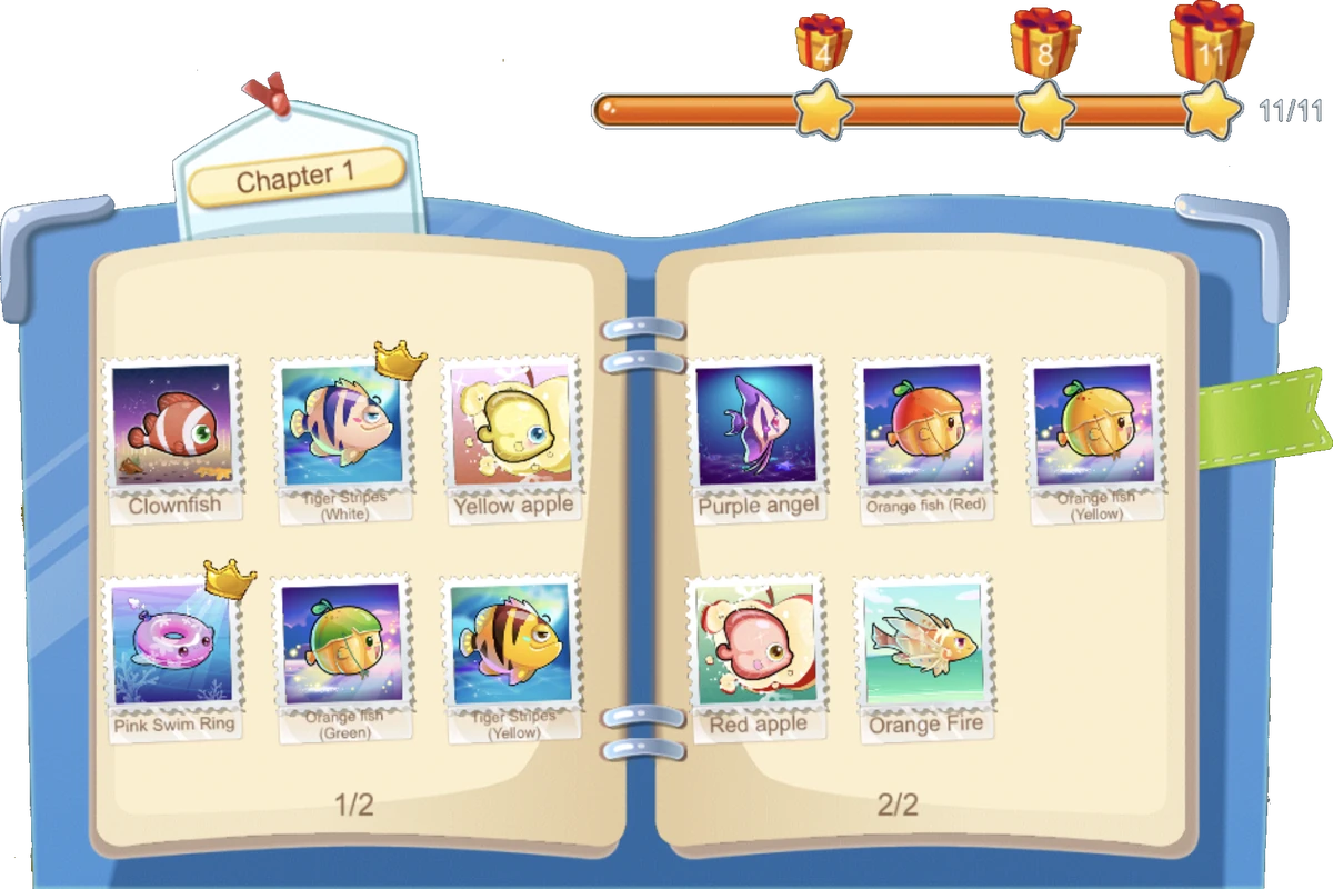 Thousand Fish Collection | Happy Fish (iOS) Wiki | Fandom