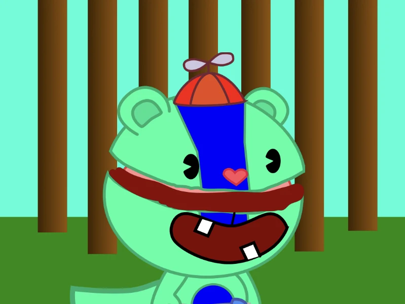 Sliced around the head | Happy Tree Friends Fanon Wiki | Fandom