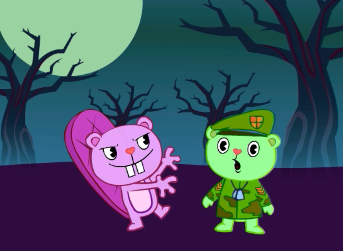 HTF Toothy Is Trying To Scare Flippy (Fan Requests)! | Happy Tree ...