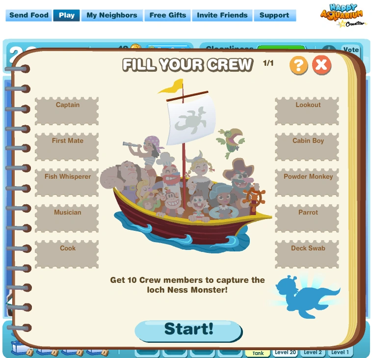 Friend interactions | Happy Aquarium Wiki | Fandom