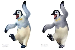 how to draw mumble from happy feet