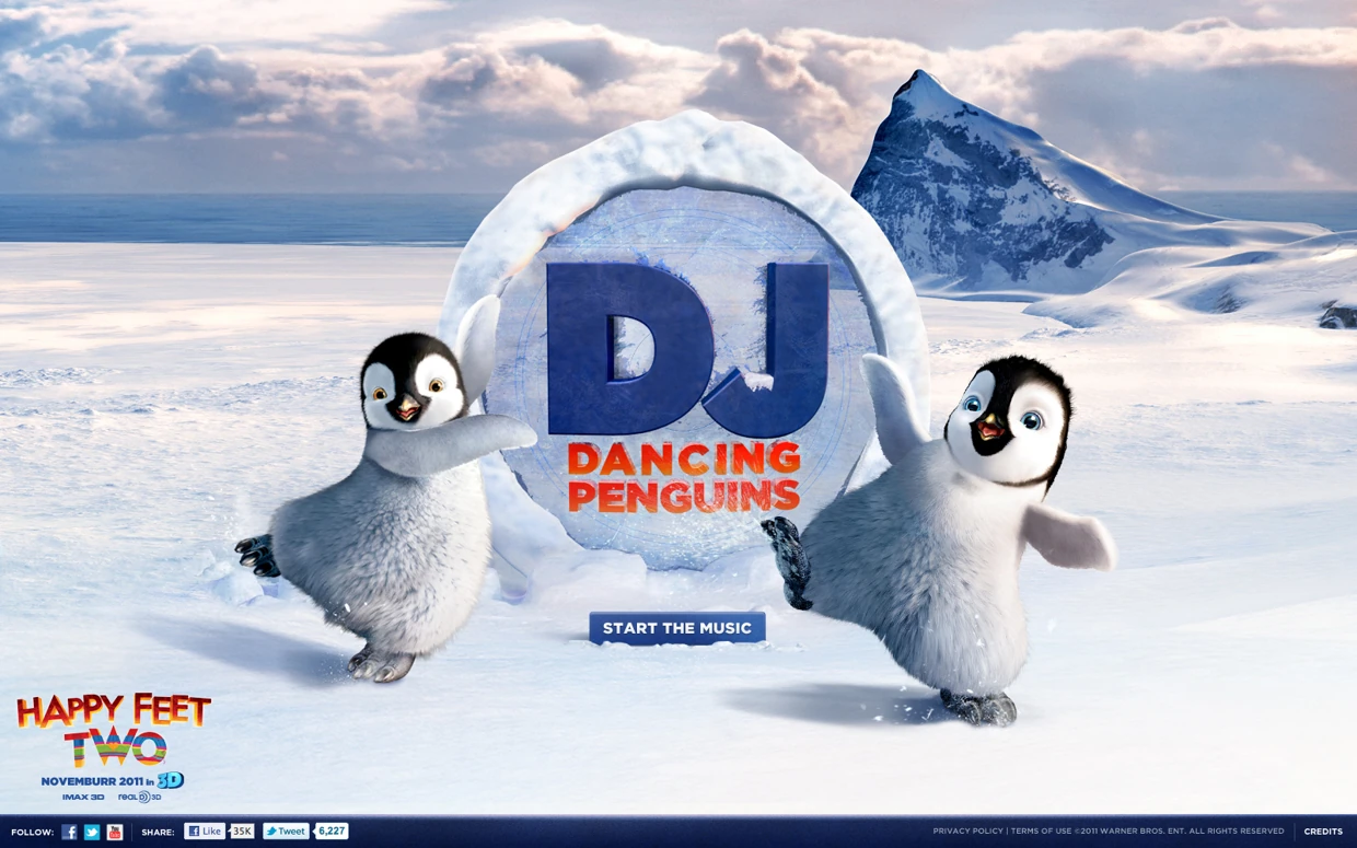 Happy Feet Penguin Dancing