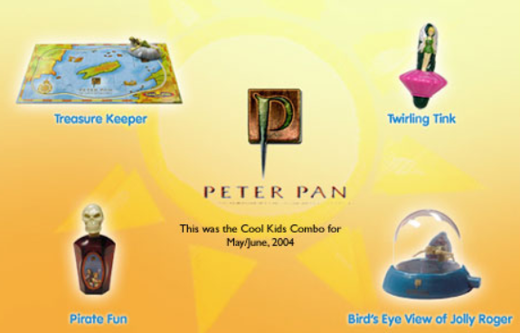 Peter Pan (Carl’s Jr./Hardee’s, 2004) | Kids Meal Wiki | Fandom