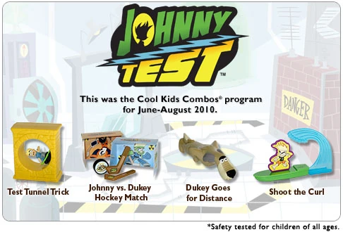 Johnny Test (Hardee's, 2010) | Kids Meal Wiki | Fandom
