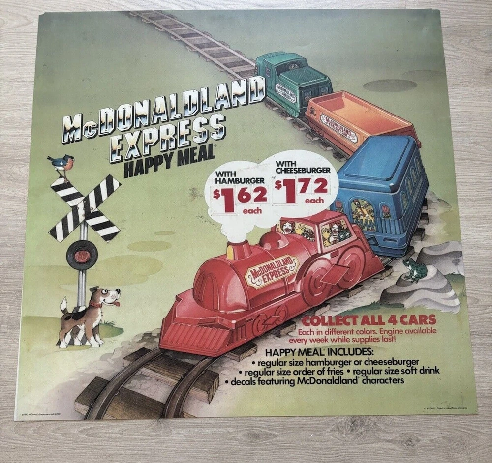 McDonaldland Express (McDonald's, 1982) | Kids Meal Wiki | Fandom