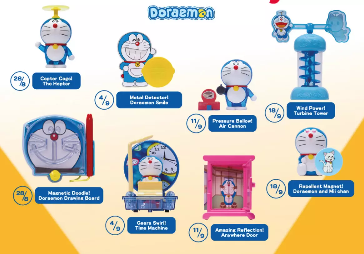 Doraemon's 50th Anniversary (McDonald's Japan, 2020) | Kids Meal Wiki ...