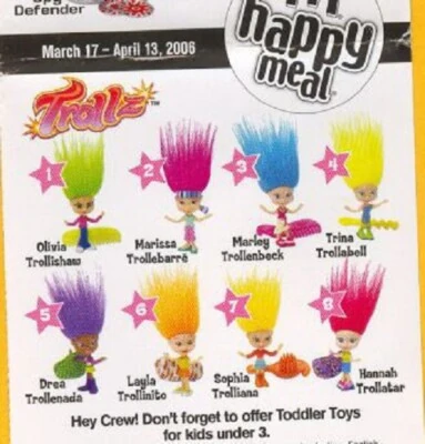 Trollz (McDonald's, 2006) | Kids Meal Wiki | Fandom
