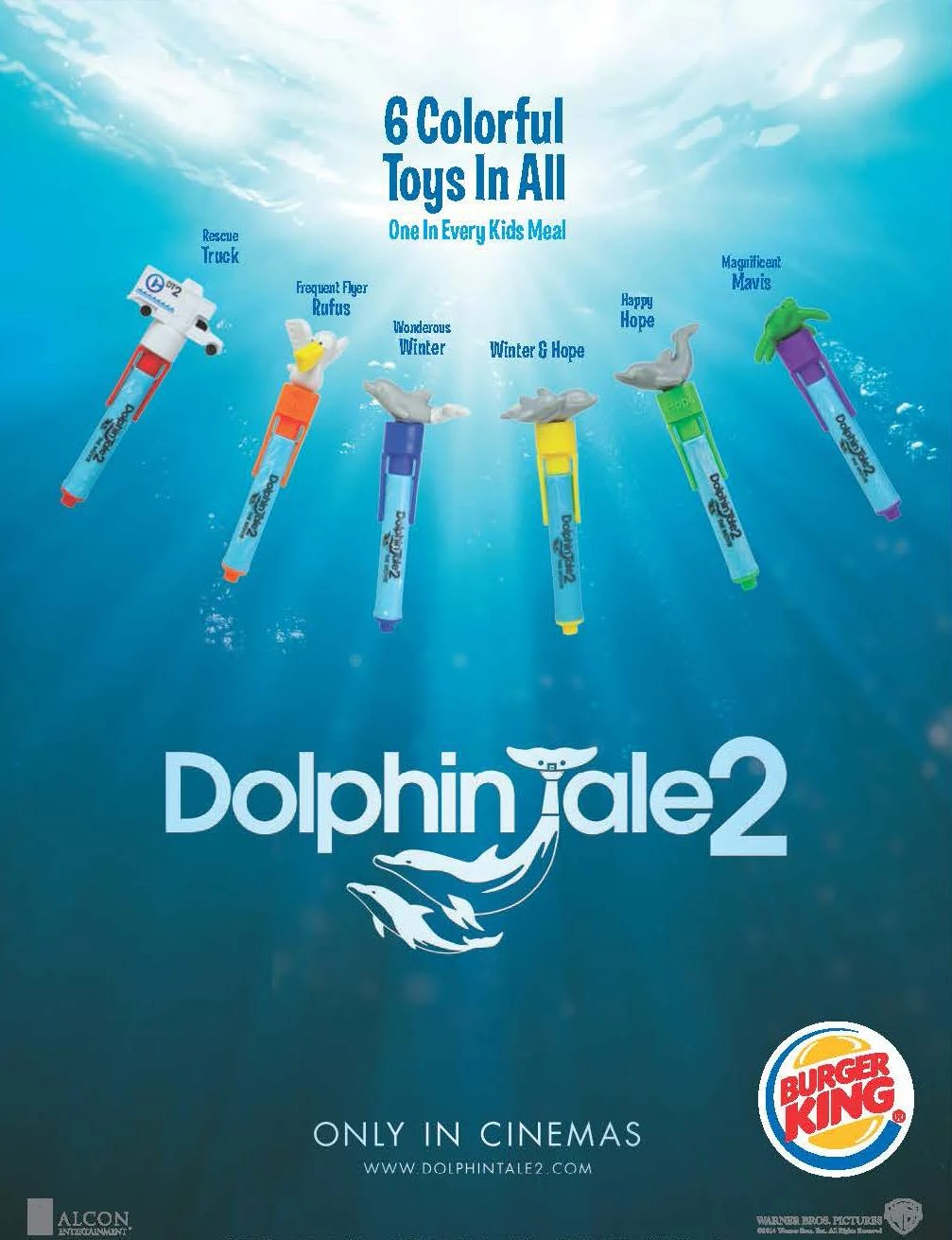 Dolphin Tale 2 (Burger King, 2014) | Kids Meal Wiki | Fandom