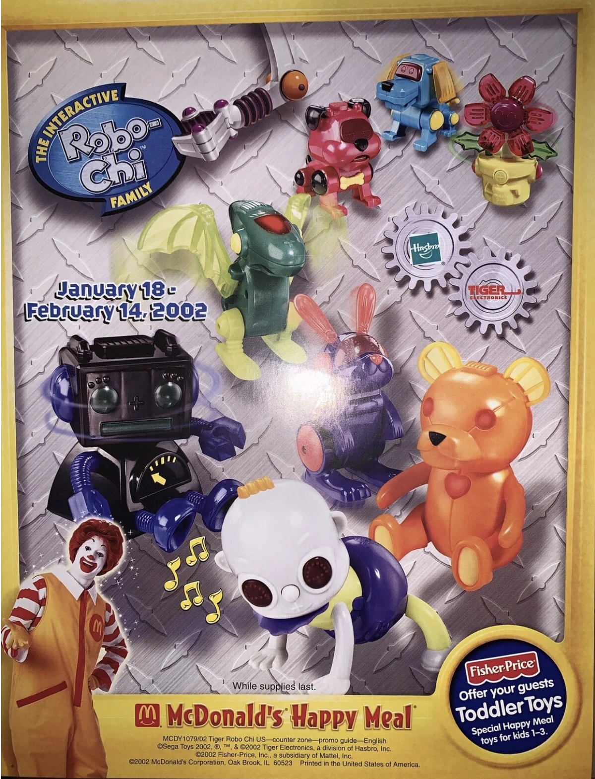 Interactive Robo-Chi Family (McDonald’s, 2002) | Kids Meal Wiki | Fandom