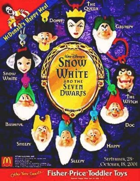 Snow White and the Seven Dwarfs (McDonald's, 2001) | Kids Meal Wiki ...