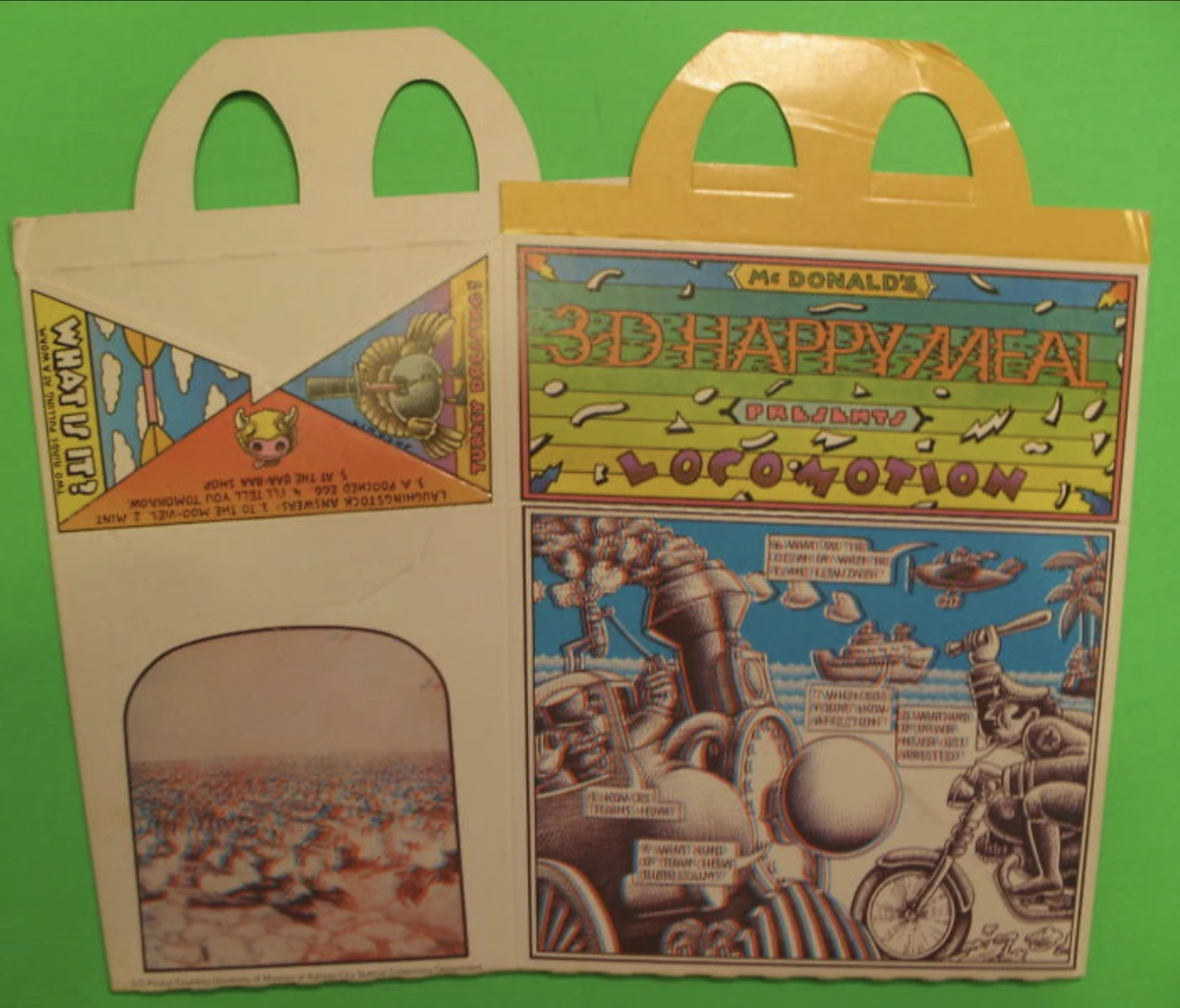 3-D Happy Meal Boxes (McDonald’s, 1981) | Kids Meal Wiki | Fandom