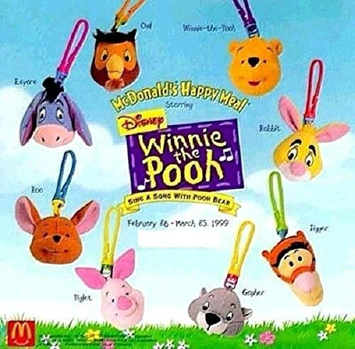 Winnie the Pooh: Sing a Song with Pooh Bear (McDonald's, 1999) | Kids ...