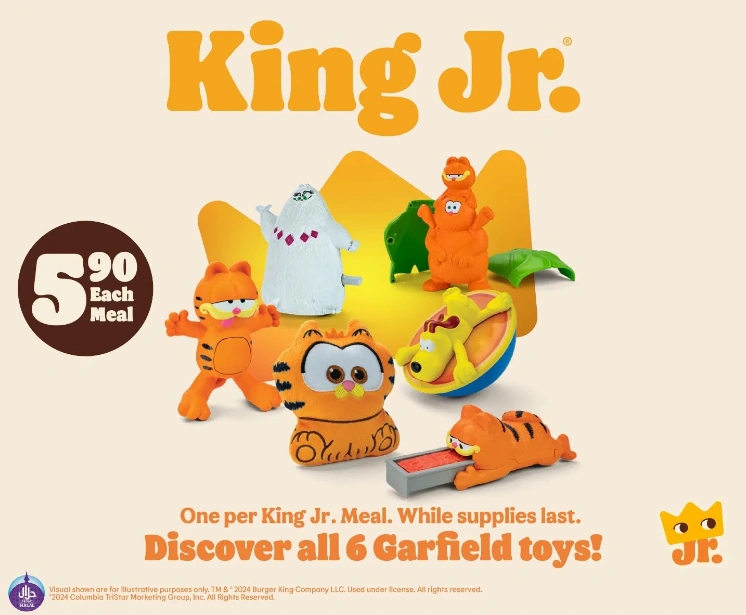 The Garfield Movie (Burger King, 2024) | Kids Meal Wiki | Fandom