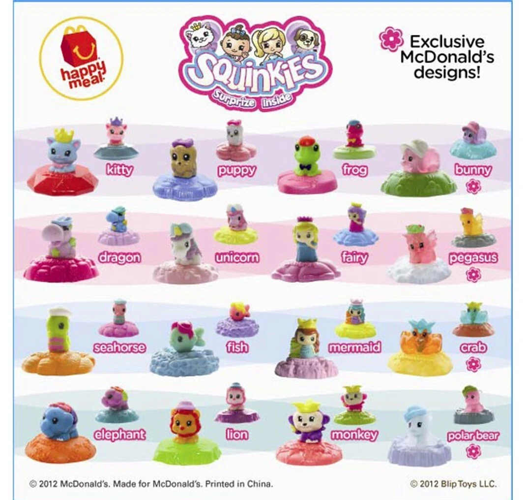 Squinkies (McDonald's, 2012) | Kids Meal Wiki | Fandom