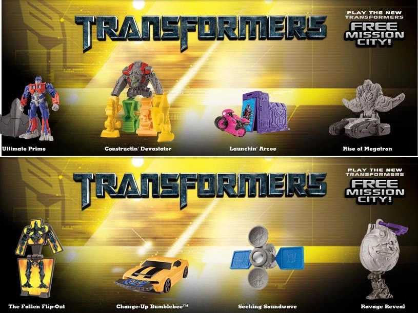 Transformers: Revenge of the Fallen (Burger King, 2009) | Kids Meal ...