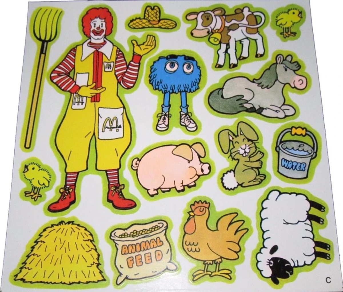 Colorforms Happy Meal (McDonald’s, 1986) | Kids Meal Wiki | Fandom