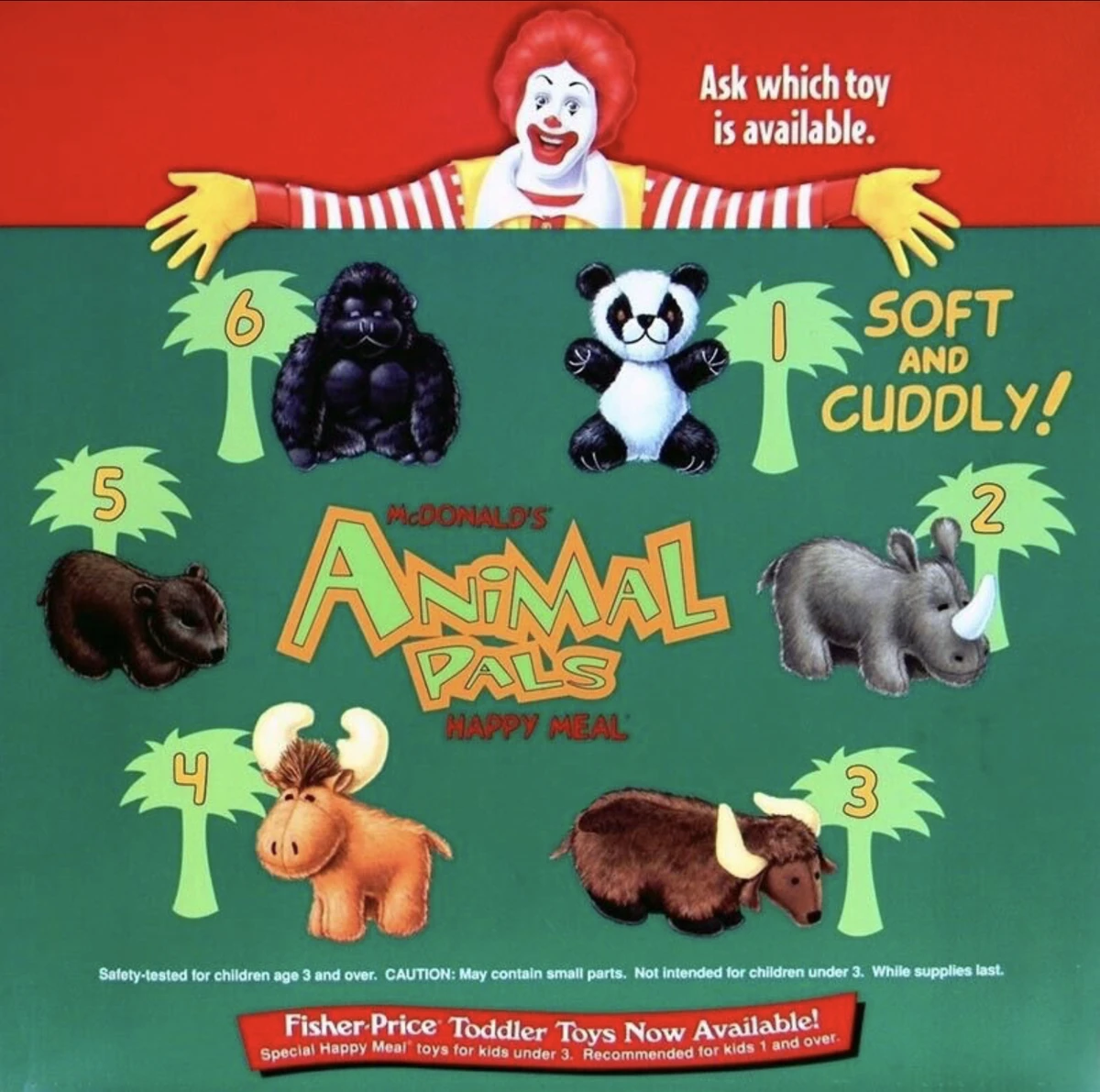 Animal Pals (McDonald’s, 1997) | Kids Meal Wiki | Fandom