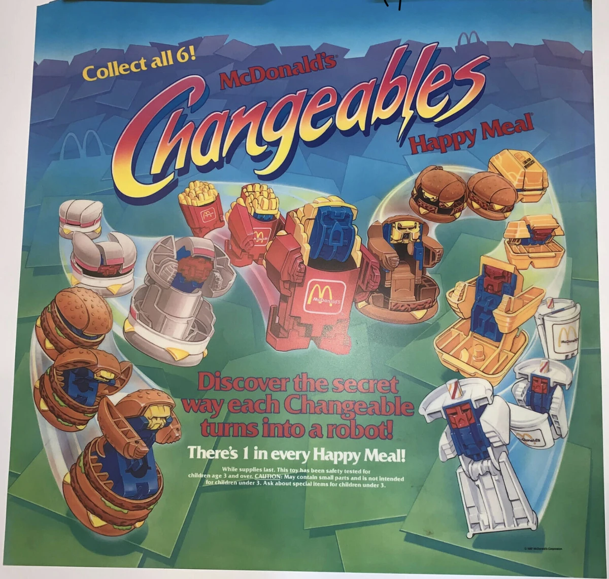 Changeables (McDonald’s, 1987) | Kids Meal Wiki | Fandom
