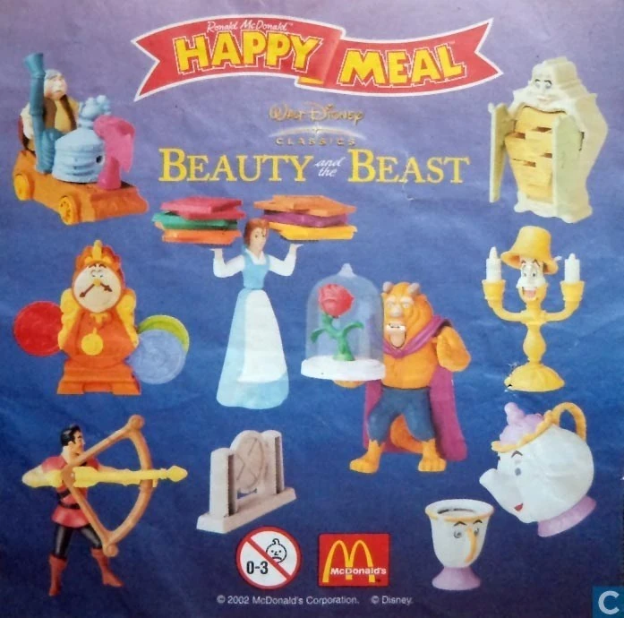 Beauty and the Beast (McDonald's, 2002) | Kids Meal Wiki | Fandom