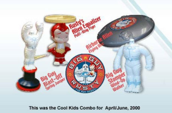 Big Guy and Rusty the Boy Robot (Carl's Jr./Hardee's, 2000) | Kids Meal ...