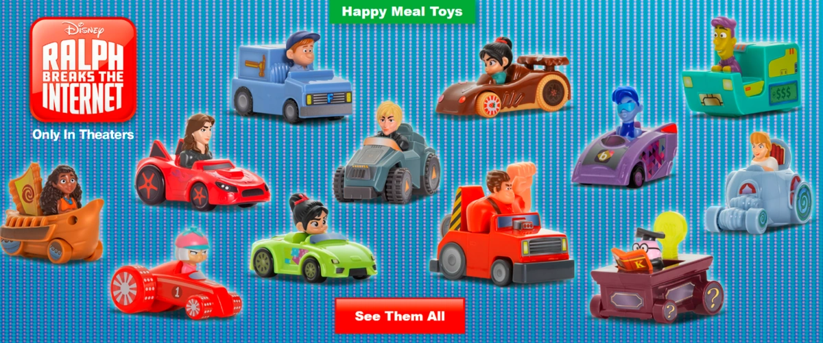 Ralph Breaks the Internet (McDonald's, 2018) | Kids Meal Wiki | Fandom