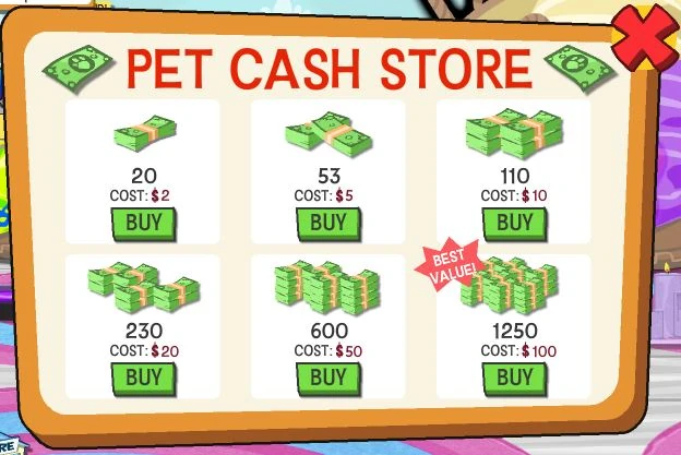 Facebook Credits | Happy Pets Wiki | Fandom